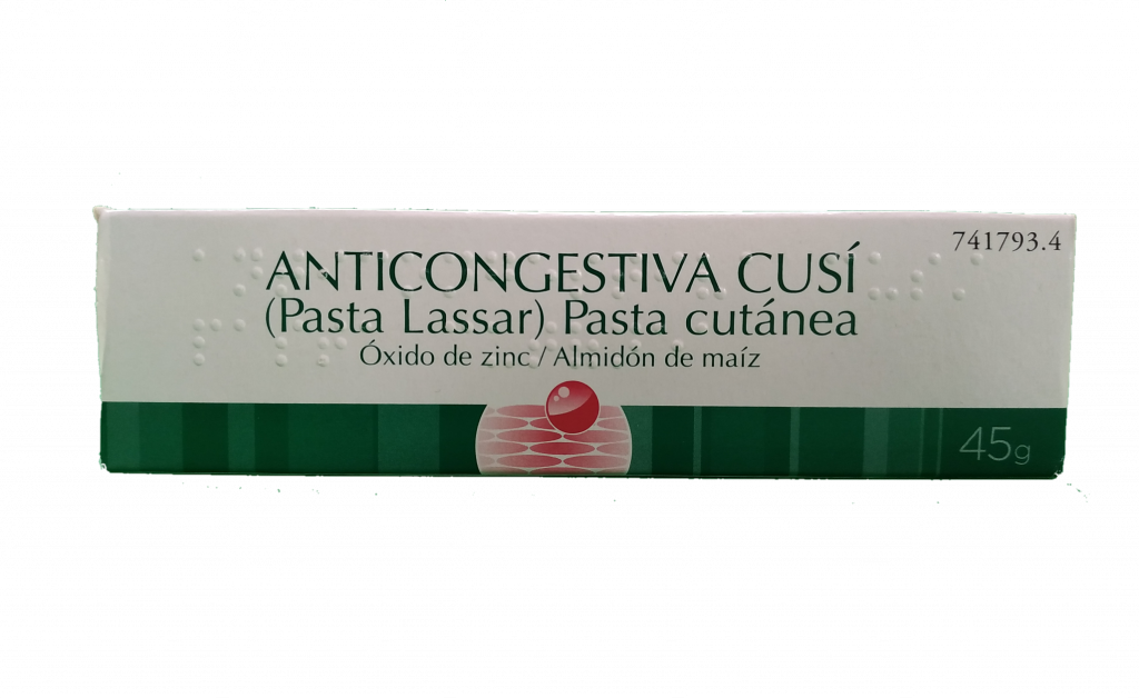 Anticongestiva Cusí (Pasta Lassar) Pasta cutánea 45 g - Mi Farmacia ...