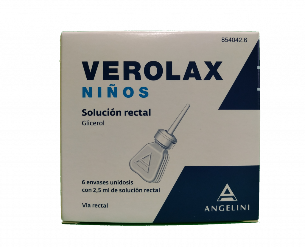 Verolax Niños 6 Envases unidosis con 2,5 mL de Solución Rectal - Mi ...