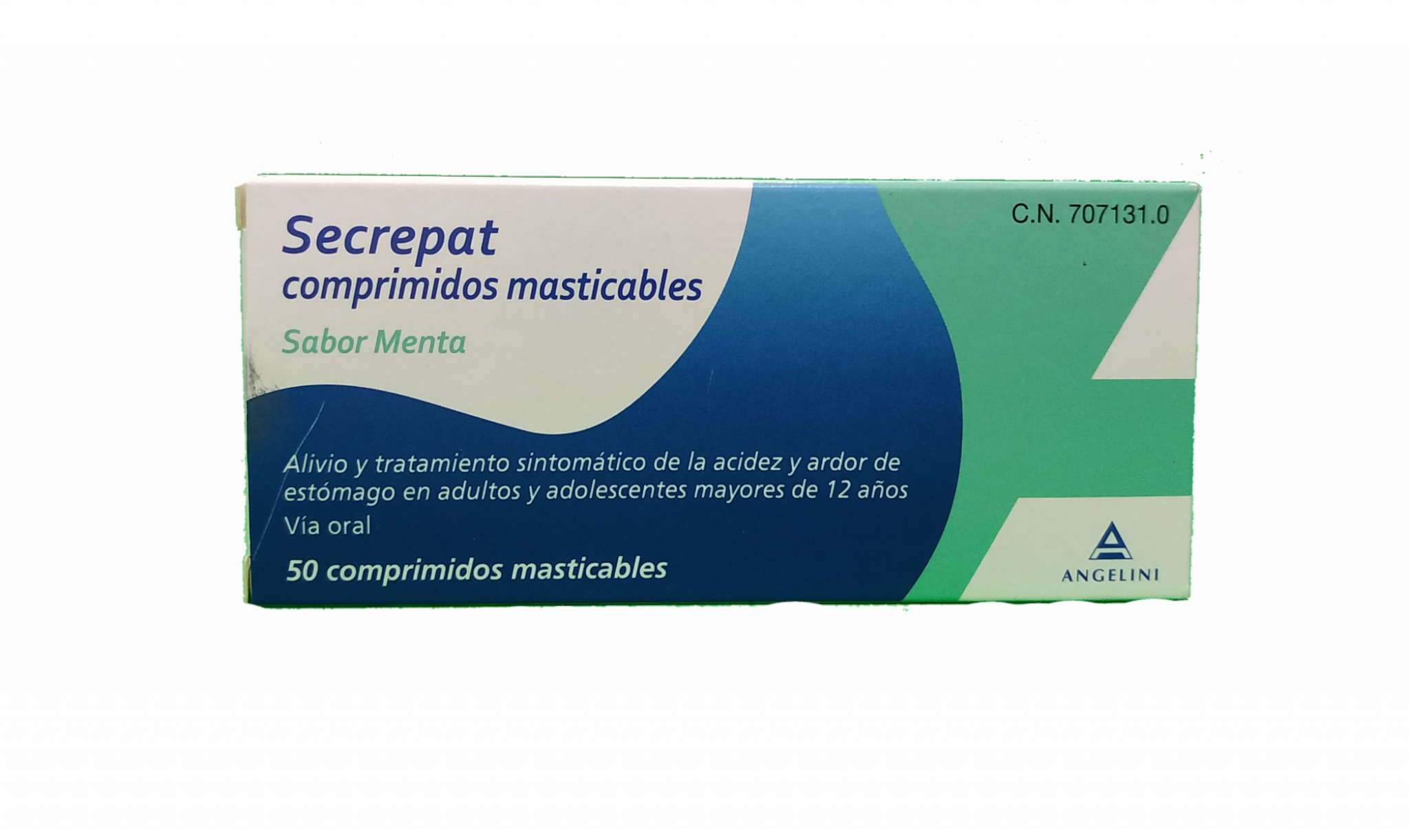 Secrepat 50 Comprimidos masticables Sabor Menta - Mi Farmacia Preferida.