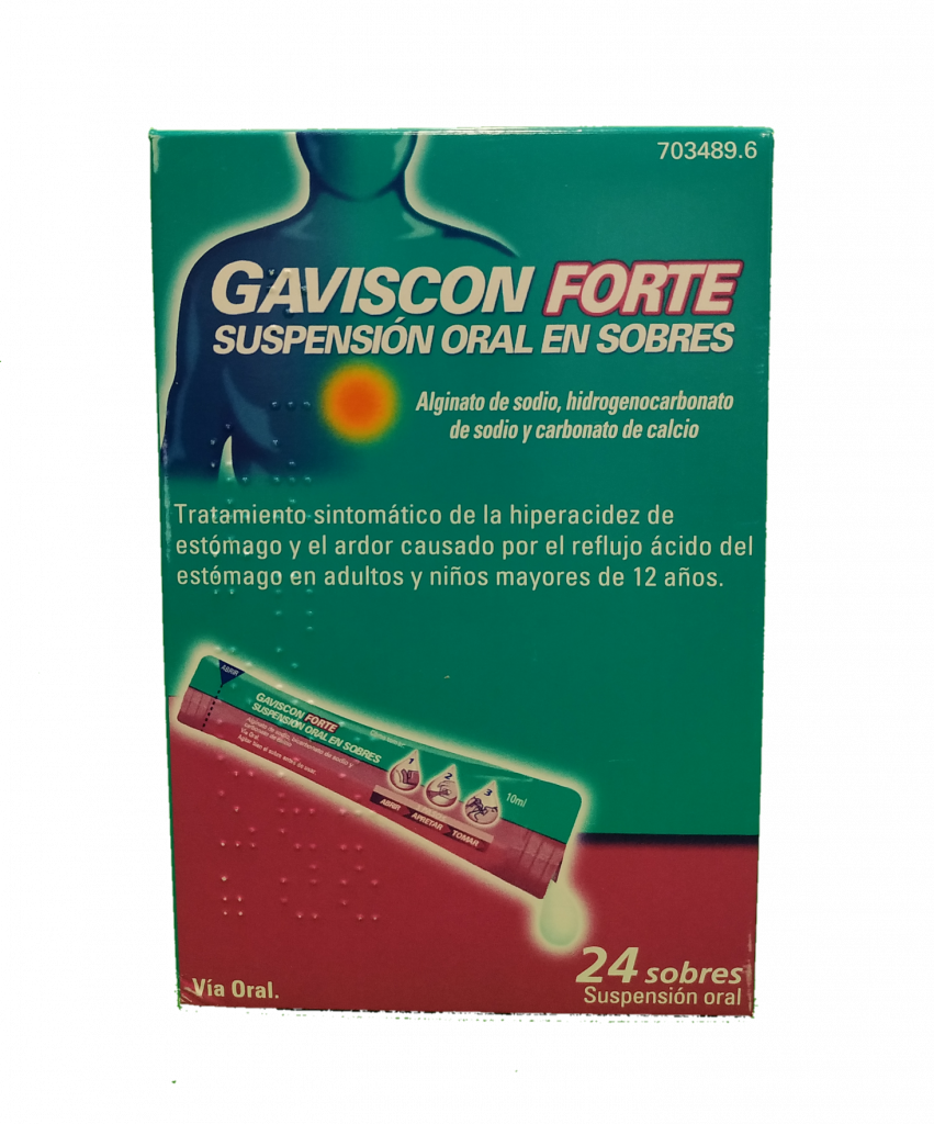 Gaviscon Forte 24 Sobres en suspensión oral - Mi Farmacia Preferida.