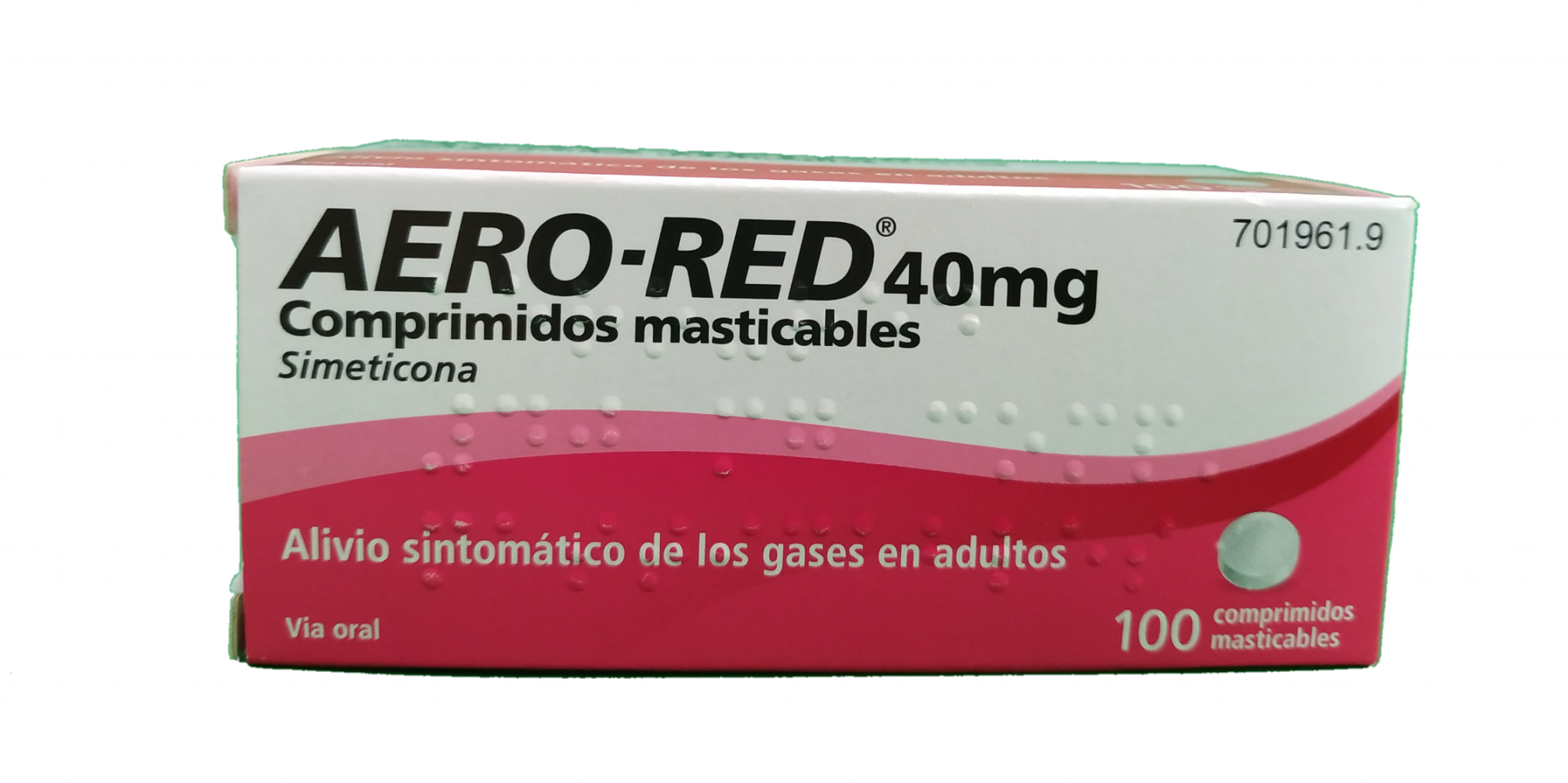 Aero-red 40 mg 100 Comprimidos masticables - Mi Farmacia Preferida.