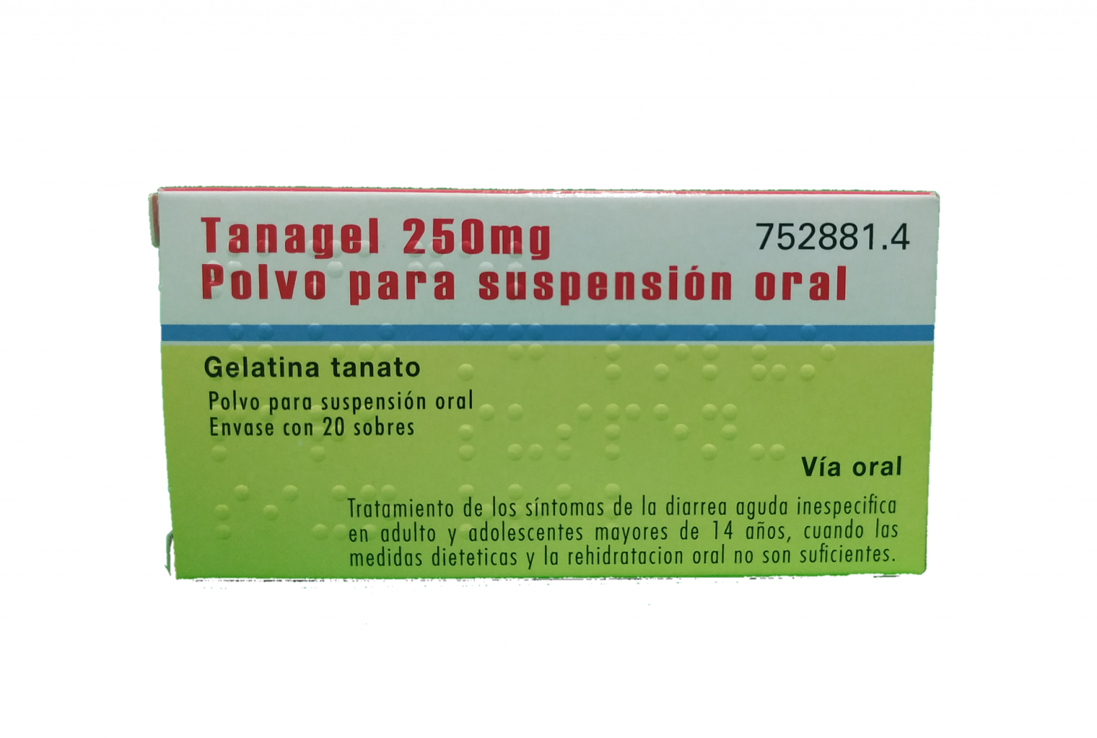 Tanagel 250 mg Polvo para suspensión oral 20 Sobres - Mi Farmacia ...
